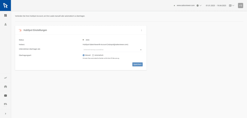 SalesViewer® Integration für Hubspot